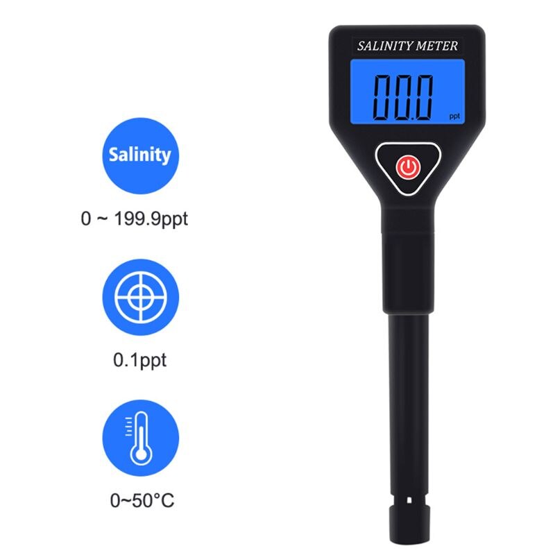 Portable Salinity Meter Salinometer Halometer Seaw... – Grandado