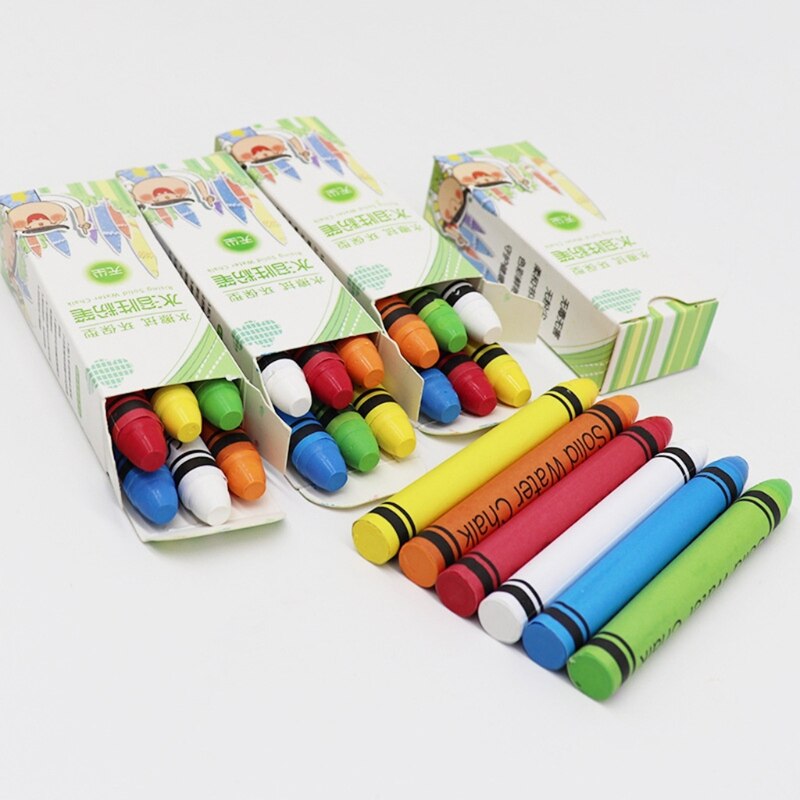 4/6/12 Colors Non Toxic Water Soluble Chalk Drawin... – Vicedeal