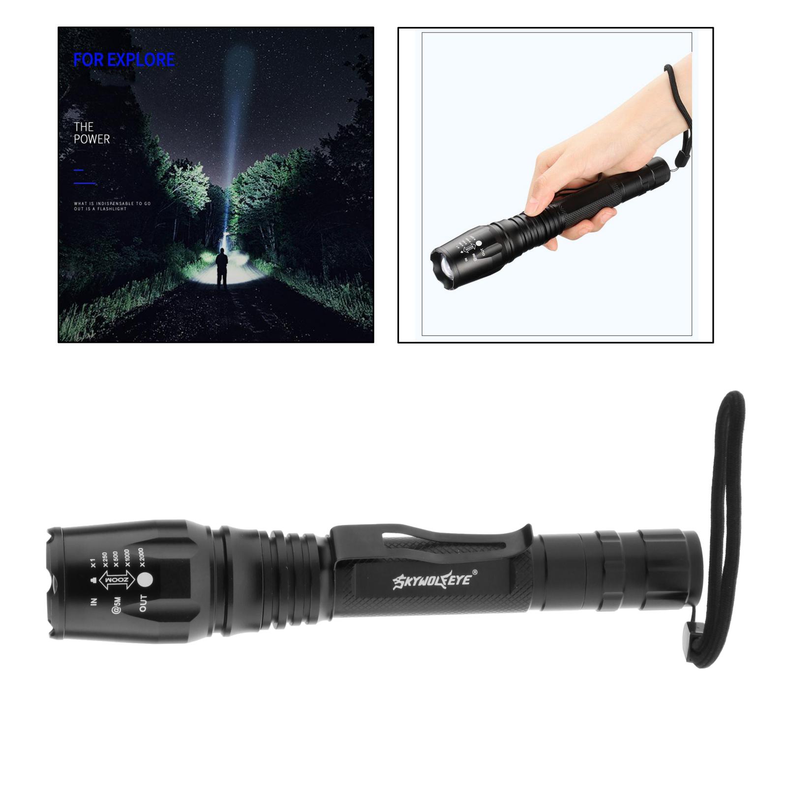Bright Flashlight Strobe with 5 Modes Camping Emer... – Grandado