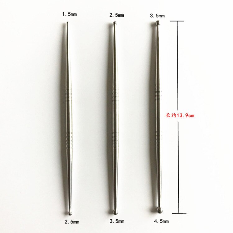 1.5mm 2.5mm 3.5mm 4.5mm Rvs Kleine Bal Stylus Pen ... – Grandado