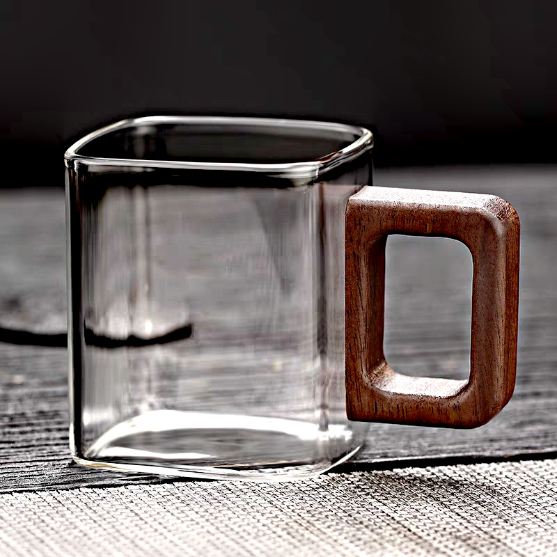 Small Capacity Fresh Ground Coffee Glass Coffee Mu... – Grandado