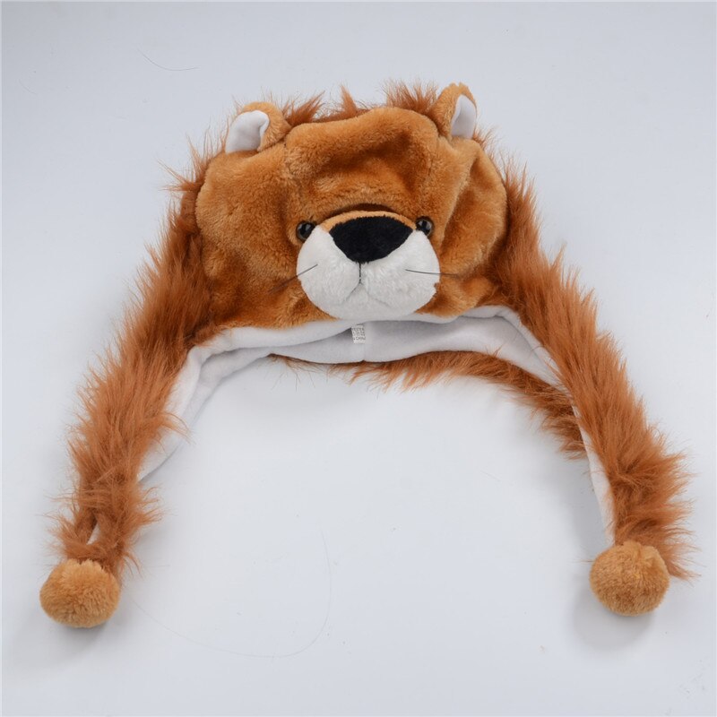 Novelty Animal Lion Hat Cosplay Cap Unisex Fit Adu... – Grandado