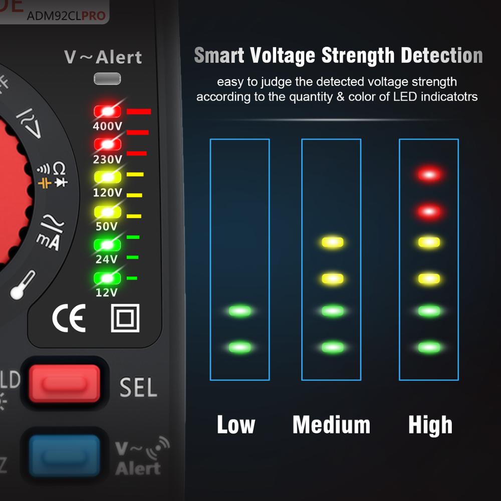 BSIDE ADM92CL Voltmeter Digital True RMS Multimete... – Vicedeal