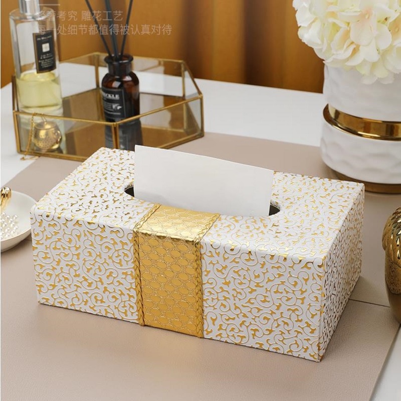 cuero de la PU de coche caja de pañuelos en forma ... – Vicedeal
