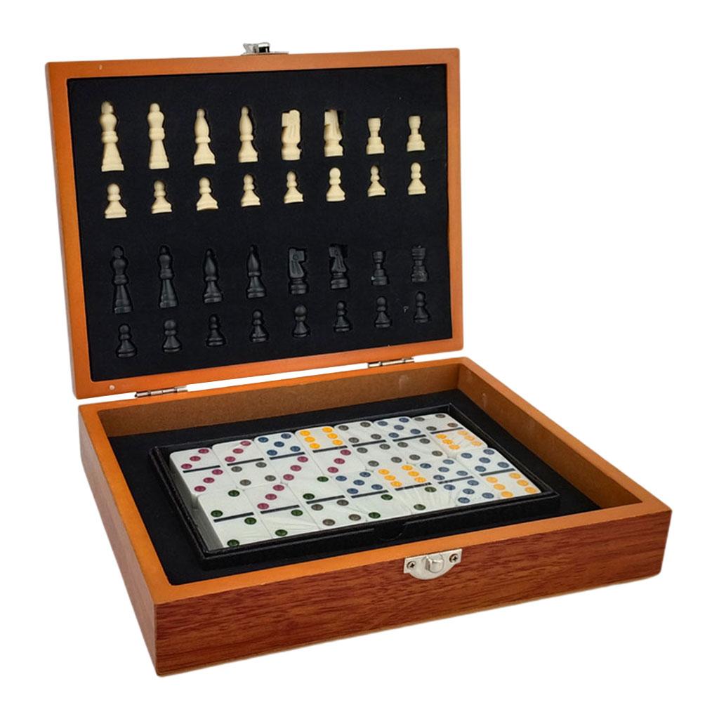 2 In 1 Internationale Schaken & Domino Set Dra... – Vicedeal