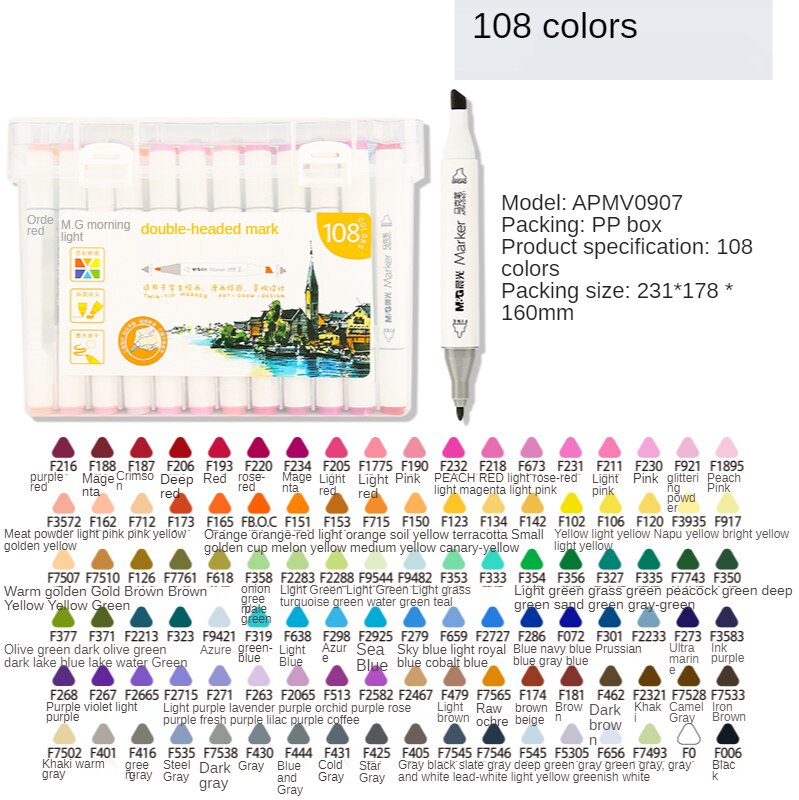 M & G Animatie Kleur Marker 24/30/40/60/80 Kleuren... – Vicedeal M & G Animatie Kleur Marker 24/30/40/60/80 Kleuren... – Vicedeal
