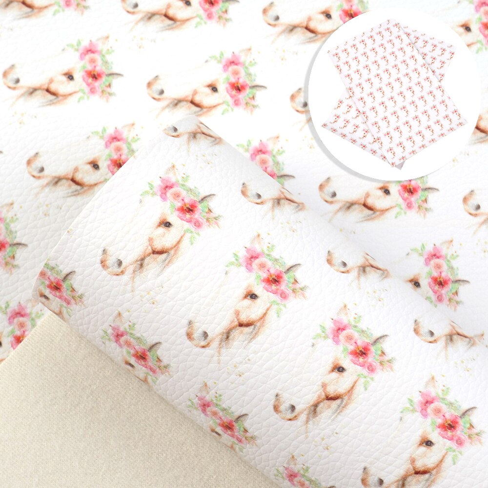 20*33cm Santa Flower Lychee Grain Faux Leather She... – Grandado