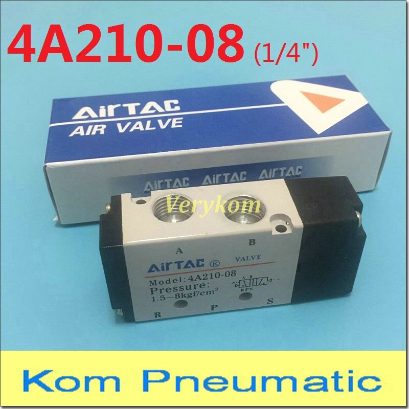 4A210 08 1/4 Pneumatische 5 Way 2 Positie Single H... – Vicedeal