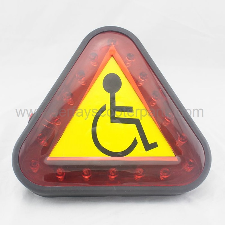 Power wheelchair caution light mobility scooter wa... – Grandado