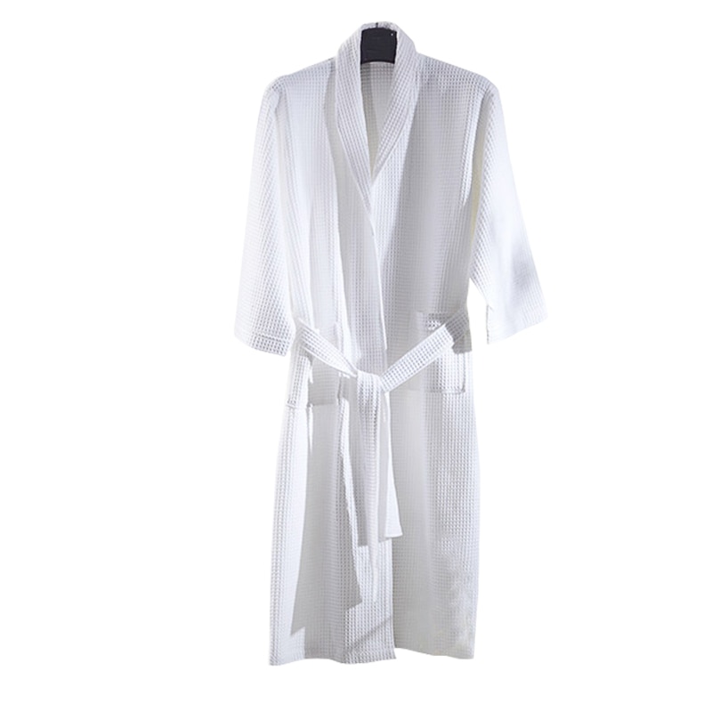 Classic Cotton White Cloth Terry Hotel Bathrobe Fo... – Vicedeal