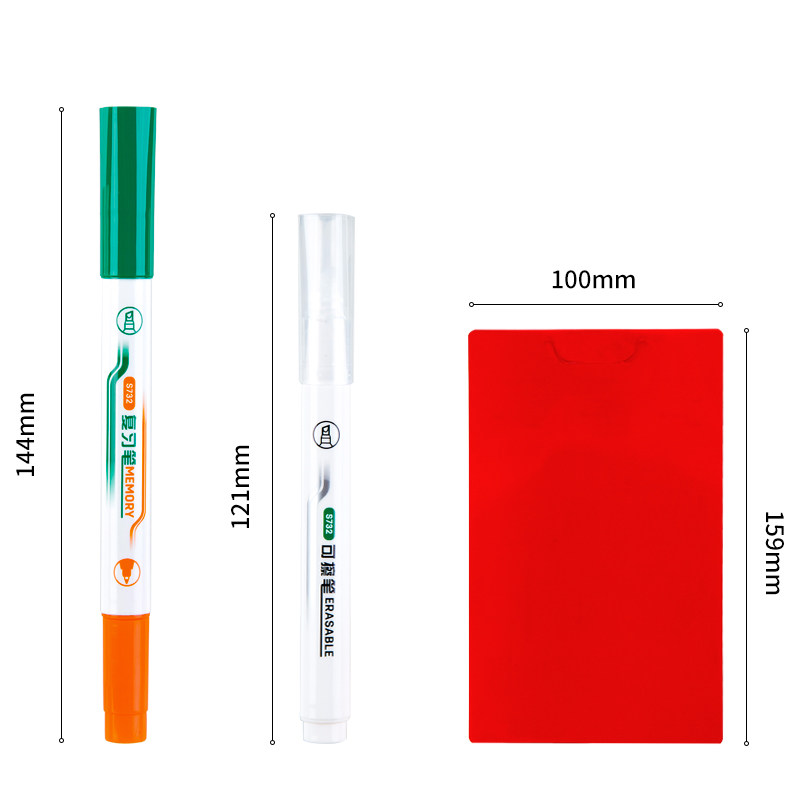 Erasable marker pen Set Masking Board Green orange... – Grandado