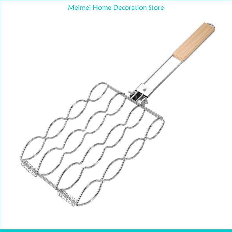 H7BF Practical Corn Grill Portable BBQ Mesh Clamp ... – Grandado