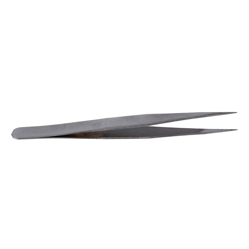 Fine Point Silver Tone Pointy Straight Tweezers 4 ... – Grandado