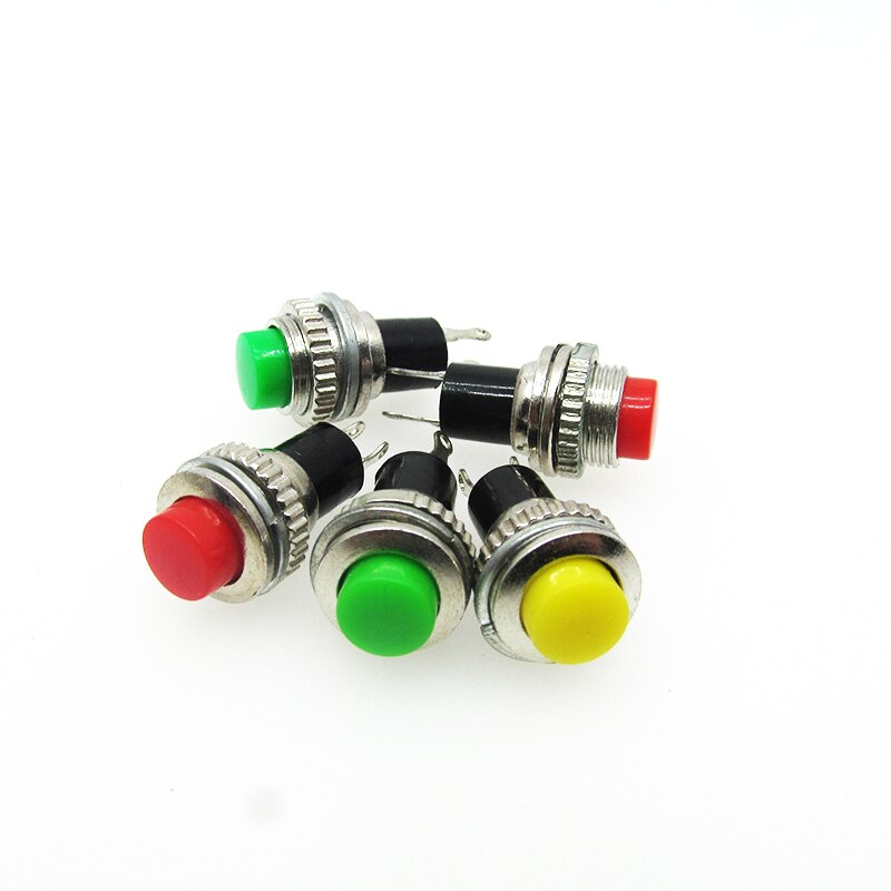 10 Pcs Wit Rood Groen Blauw Zwart Geel Panel Mount... – Grandado