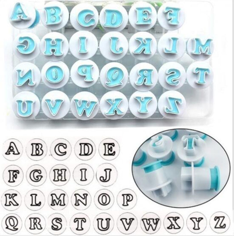 Spring Alphabet Number Letter DIY Character Fondan... – Vicedeal
