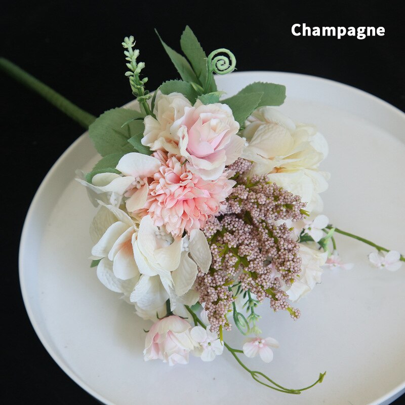 Artificial Hydrangea Rose Hand Holding Flower Home... – Vicedeal