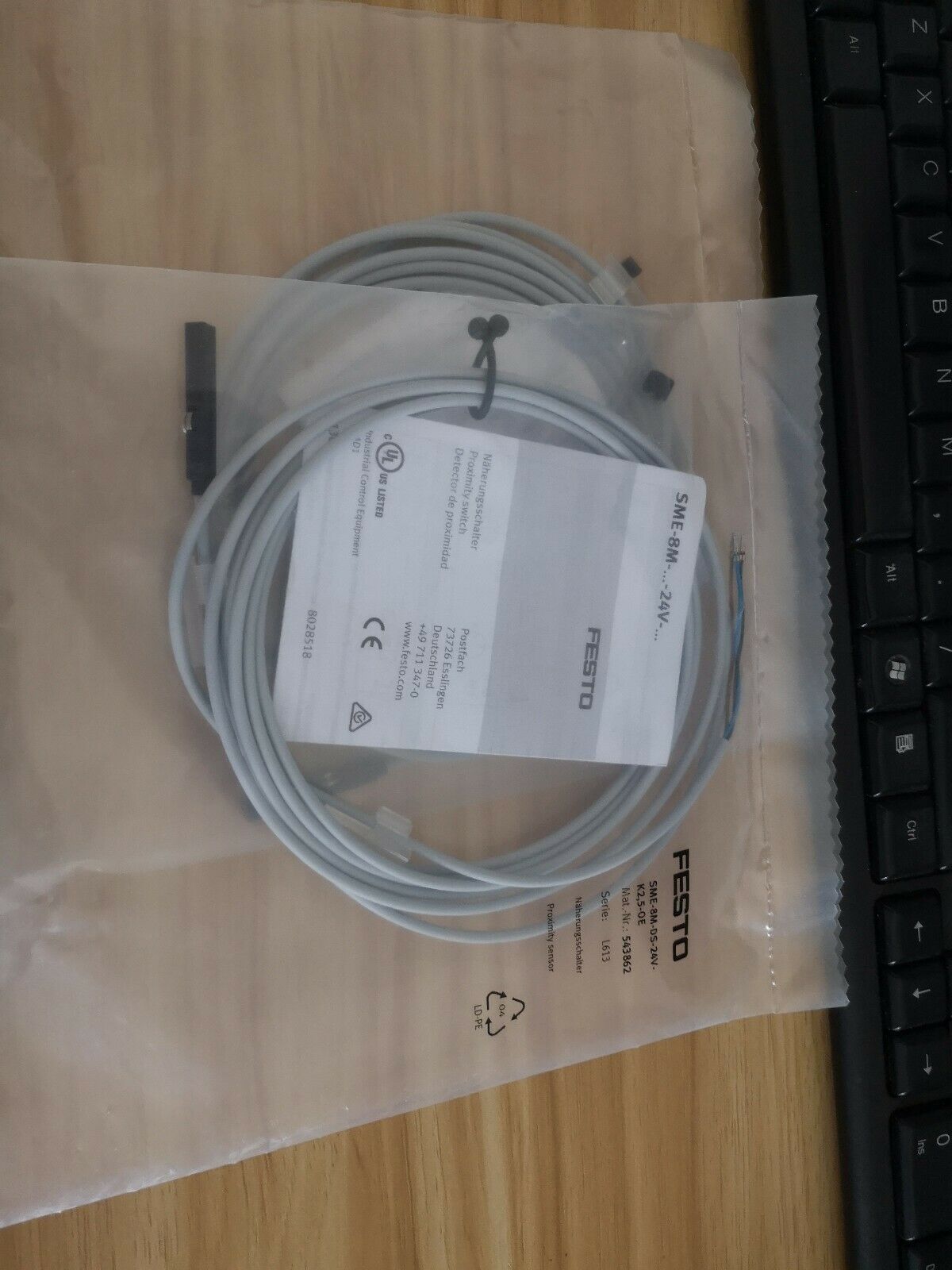 1PCS Festo SME-8M-DS-24V-K-2.5-OE 543862 Magnetic ... – Grandado