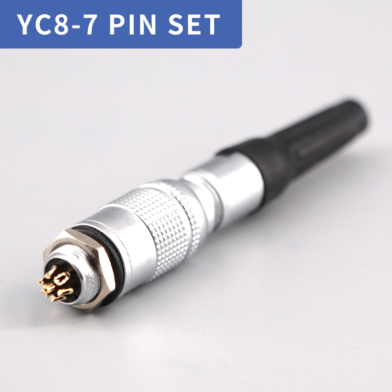 Mini Rundsteckverbinder YC8 2/3/4/5/6/7 Pin Aviati... – Grandado