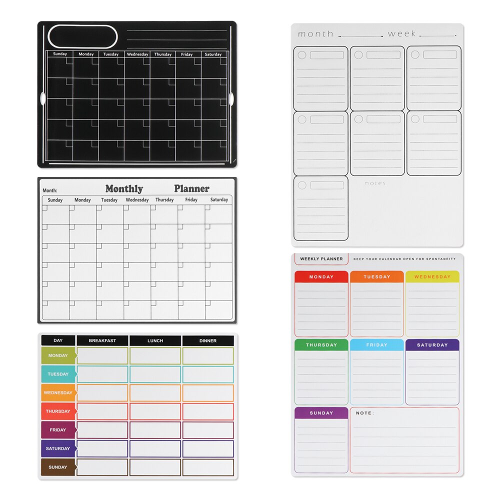 A3 Size Reusable Plan Schedule Refrigerator Calend... – Vicedeal