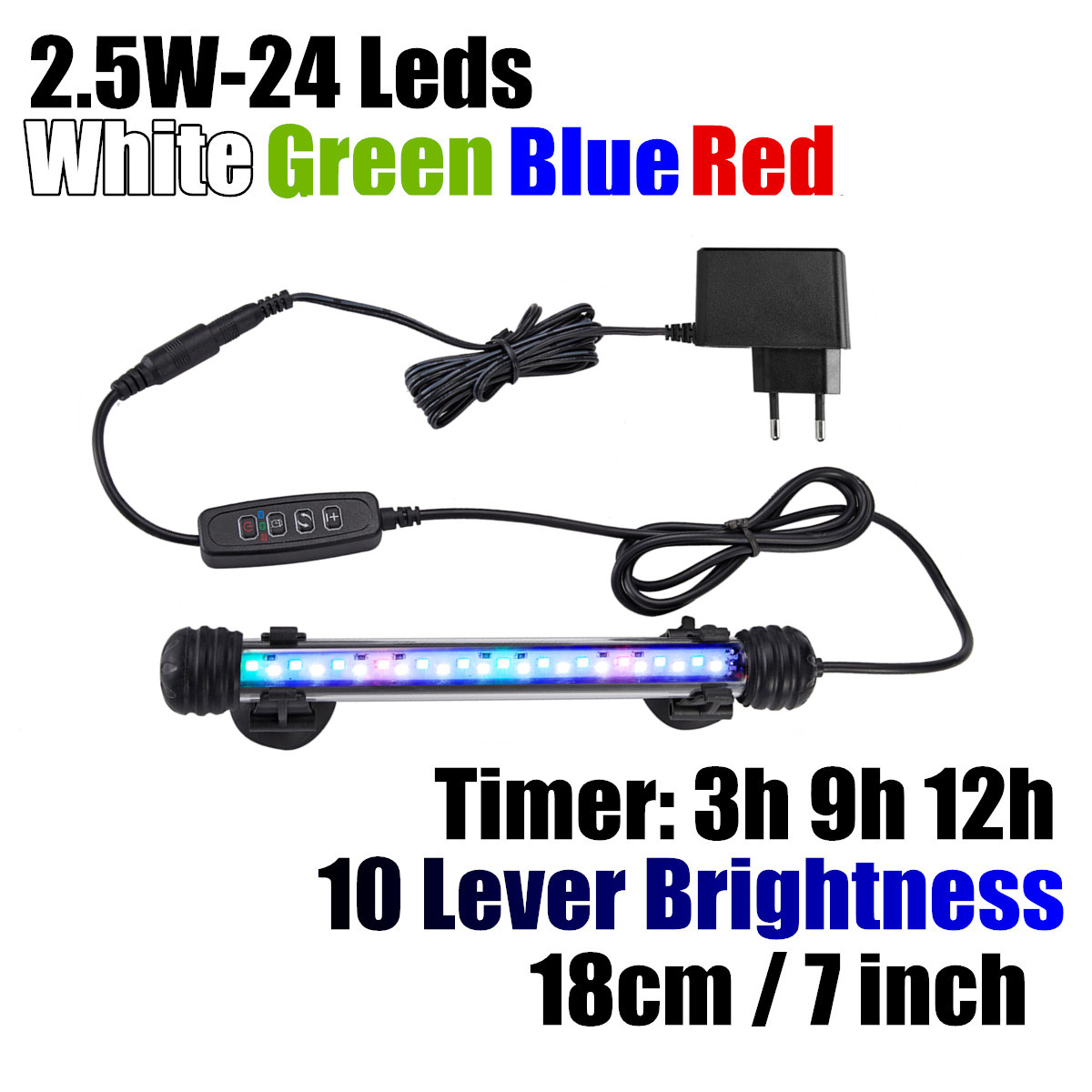 8.5W 56 Leds acquario Led luce serbatoio di pesce ... – Grandado