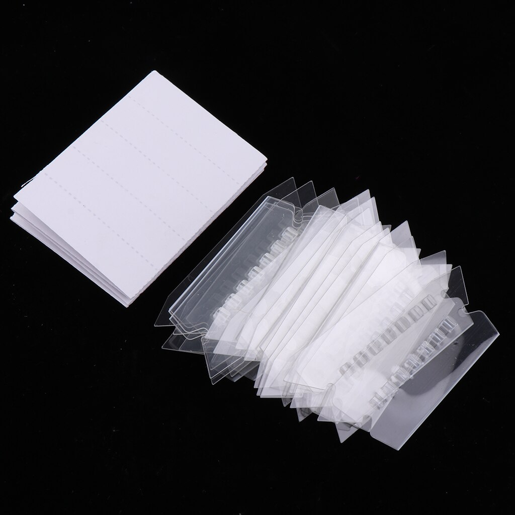 25 Pcs Transparent Plastic Film Page Marker Index ... – Grandado