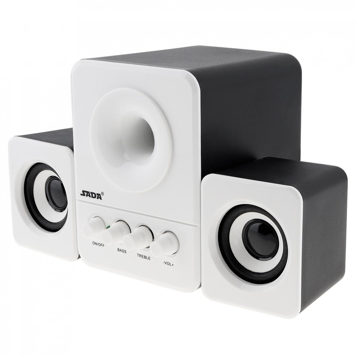 SADA Wired Mini Bass Cannon 3W PC Combination Spea... – Grandado