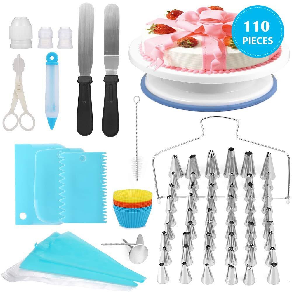 Cake Decorating Tools Set 110 Pcs Confectionery Ba... – Grandado