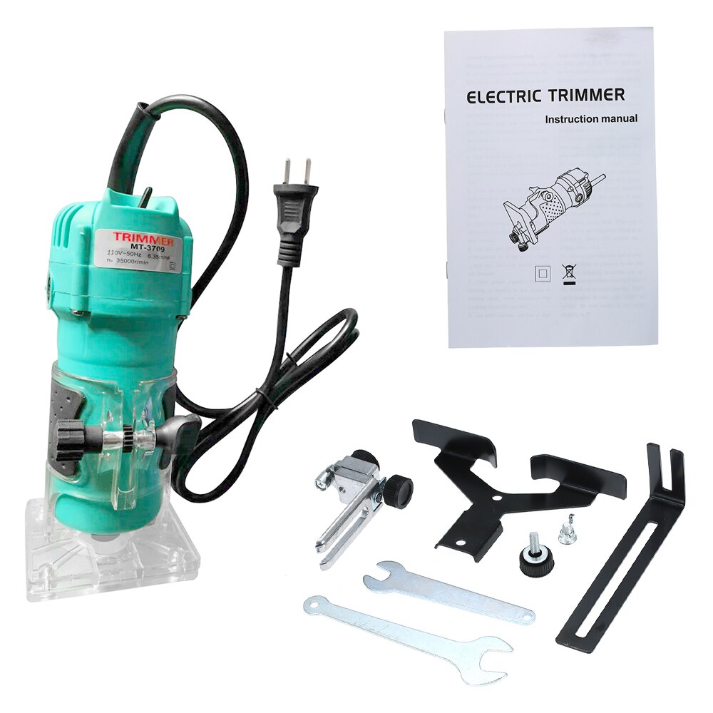 800W 35000RMP 6.35mm Blue Electric Hand Wood Trimm... – Grandado