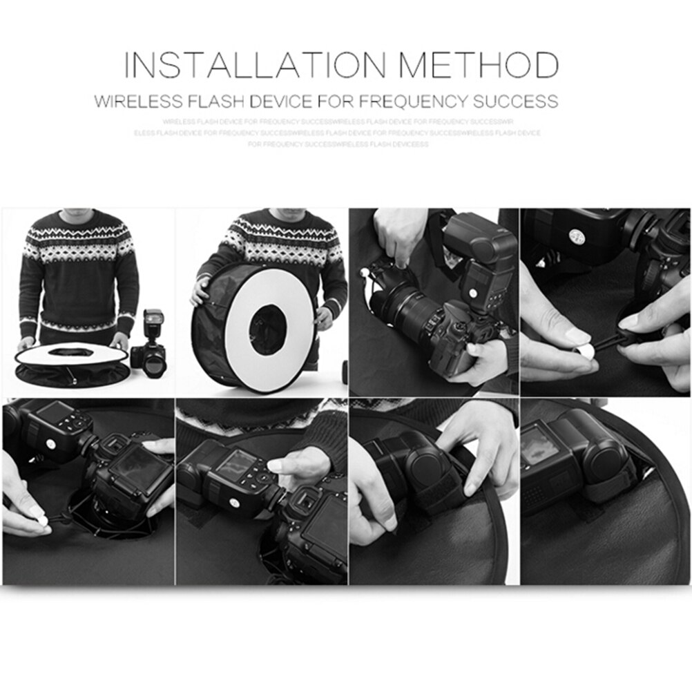 Portable 45CM Round Flash Diffuser Universal Folde... – Grandado