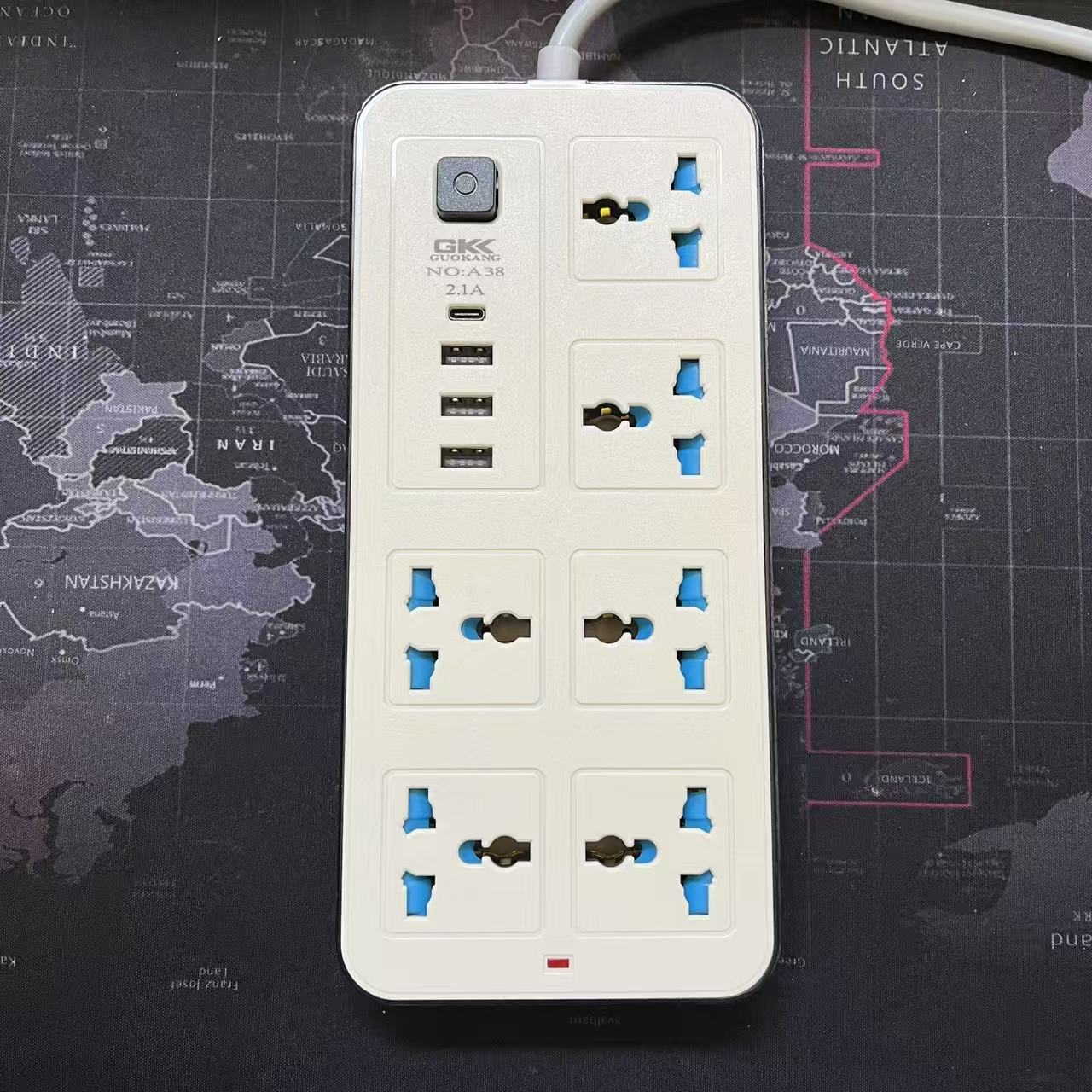 Power Multi Tap Universal Plug EU US UK Outlet Pow... – Grandado
