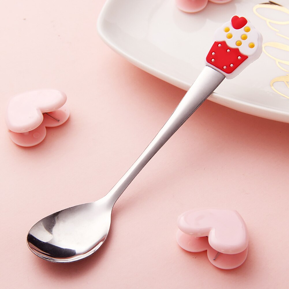 Cute Cartoon Head Stainless Steel Daily Dining Spo... – Grandado