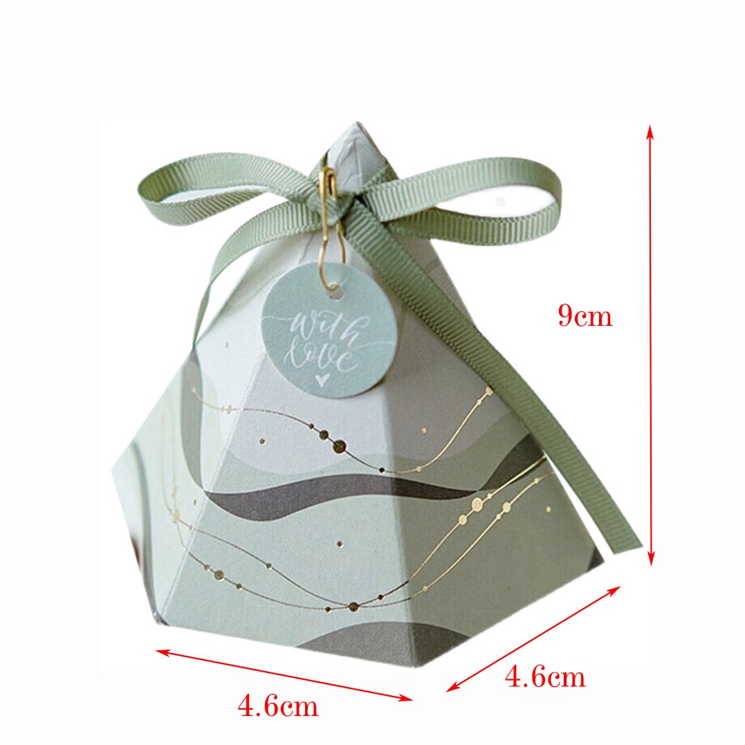 Pyramid Chocolate Candy Box Baby Shower Wedding Fa... – Grandado