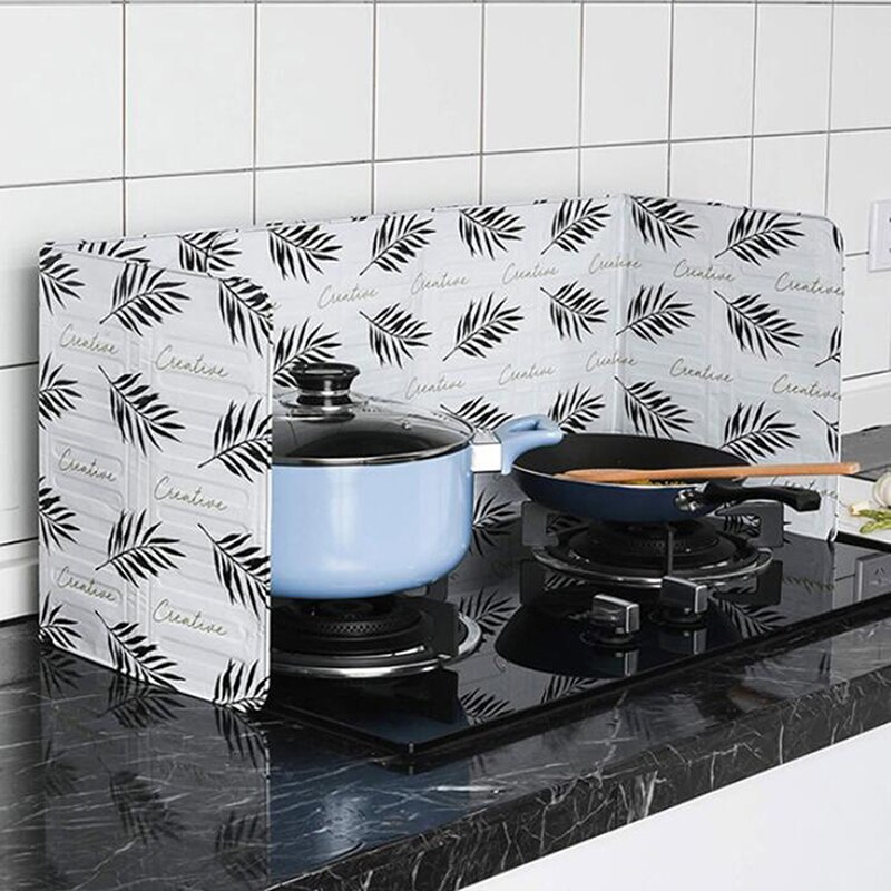 Nordic Gas Stove Aluminum Foil Oil Baffle Simple H... – Grandado
