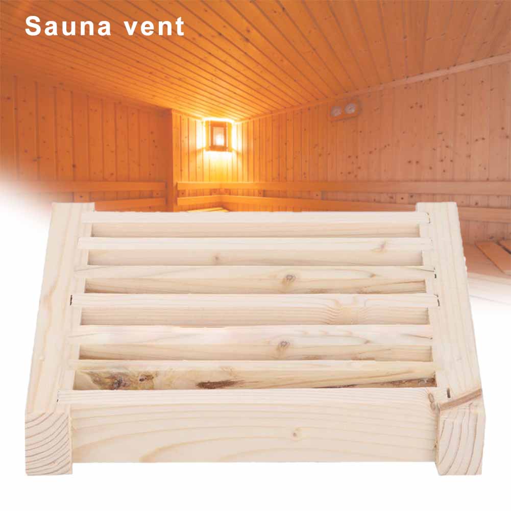 Wood Ventilation Blinds Sauna Air Vent Set Sauna R... – Vicedeal