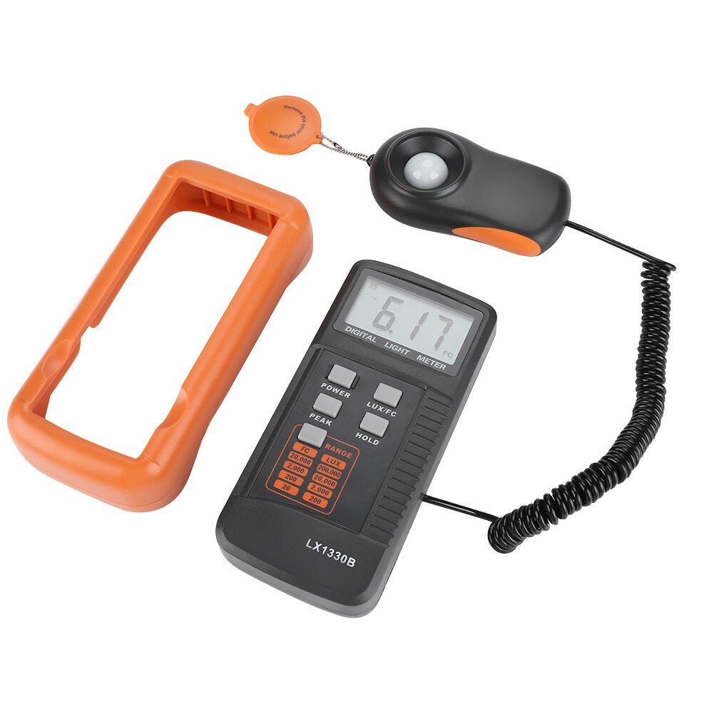 Digital Lux Meter 0.1~200,000Lux LCD Lux/FC Light ... – Grandado