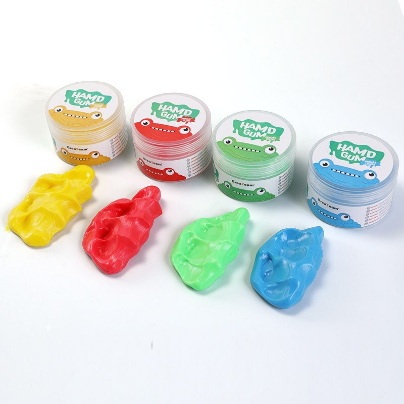 Hand Gum Primaire 4 Kleuren Pluizige Slime Kit Vin... – Vicedeal