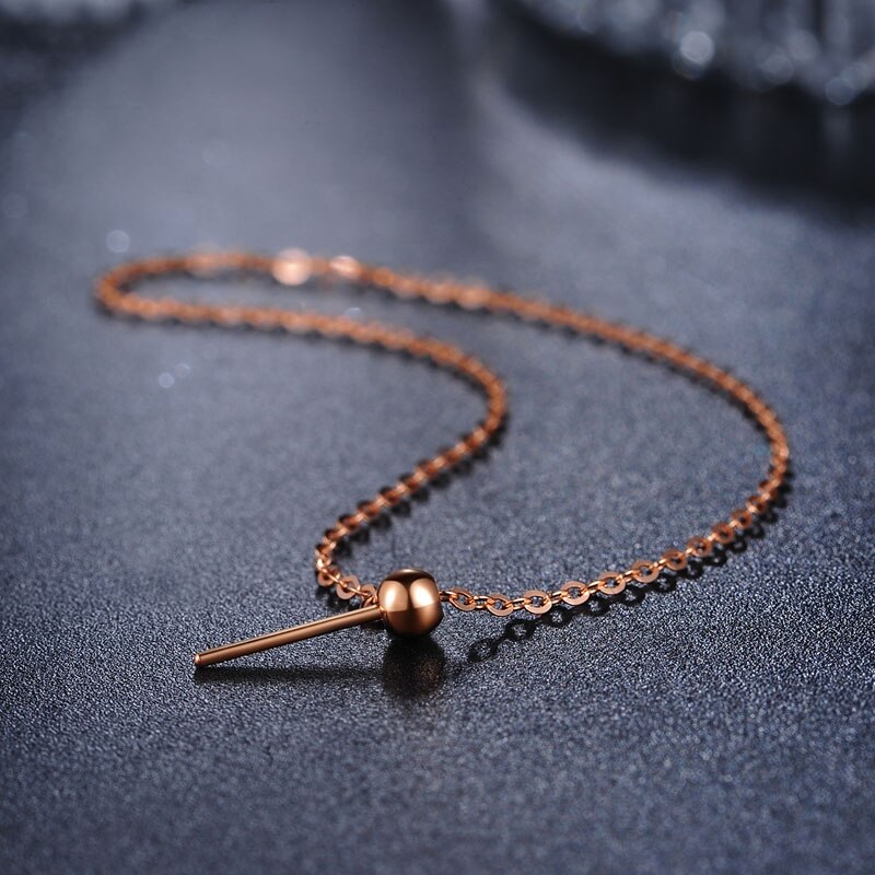 Real 18k Gold Chain Bracelet,Rose Gold Au750 Charm... – Grandado