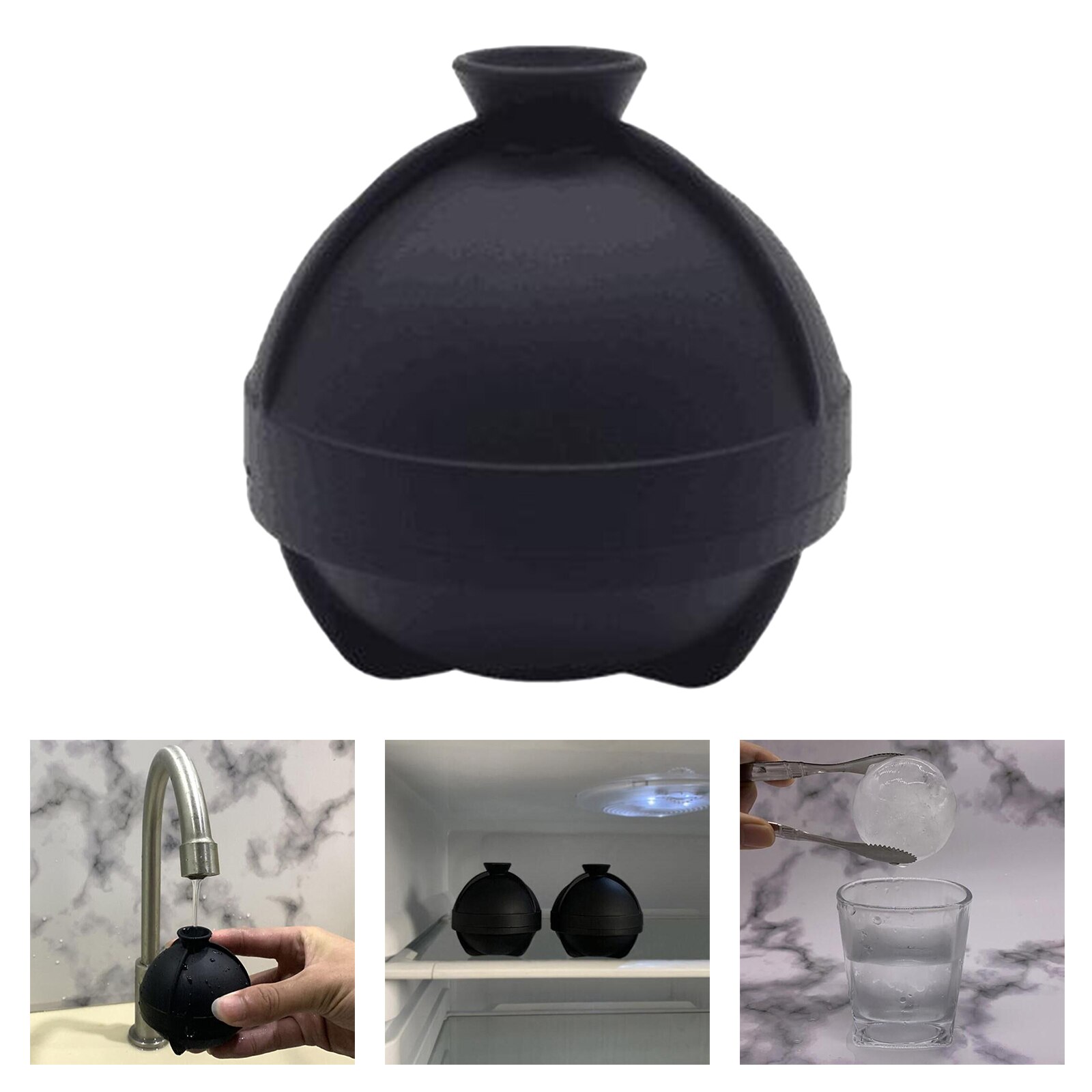 Herbruikbare Grote Ijs Bal Mallen 6Cm Siliconen Sp... – Grandado