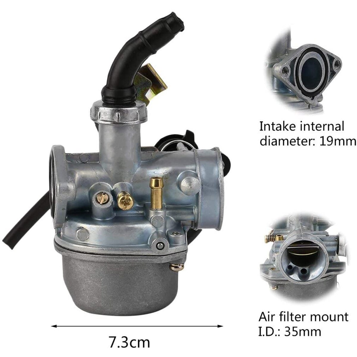 PZ19 19mm Motorcycle Carb Carburetor for KEIHI 50C... – Grandado