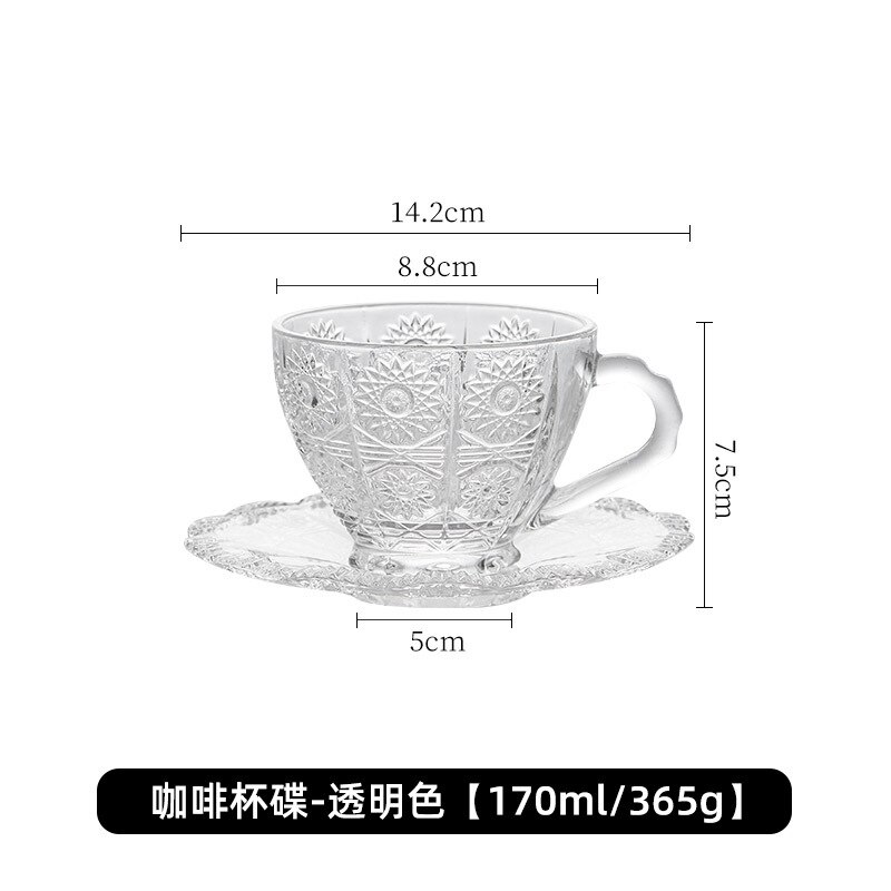 Vintage Relief Flower Pattern Coffee Mugs Luxury W... – Vicedeal
