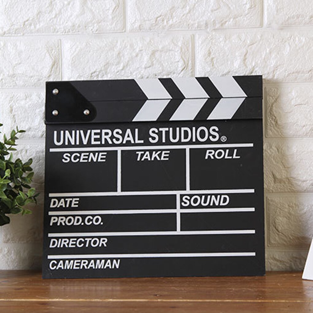 Wooden Director Movie Scene Clapperboard TV Video ... – Grandado