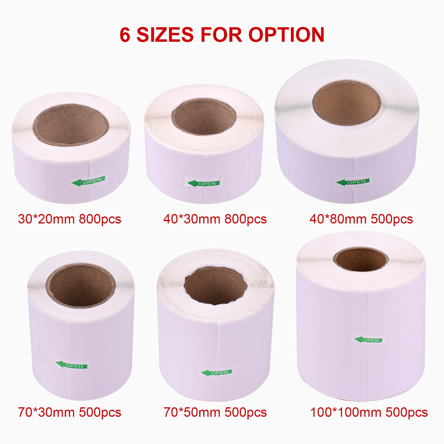 Thermal Printing Label Paper Barcode Price Size Ad... – Vicedeal