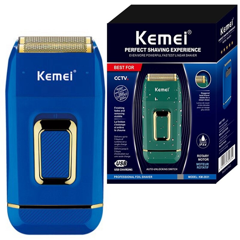 Originele Kemei Haar Baard Scheerapparaat Voor Man... – Vicedeal