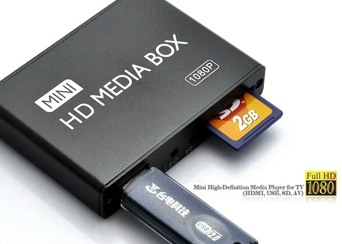 Full HD 1080P Media Player With USB AV HDMI-Compat... – Grandado