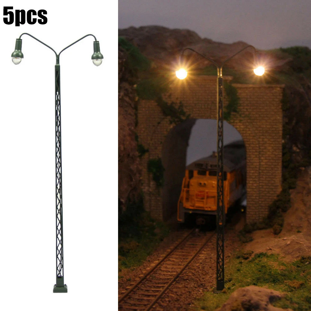 5Pcs Model Railroad Lights Lattice Mast Light Gaug... – Grandado