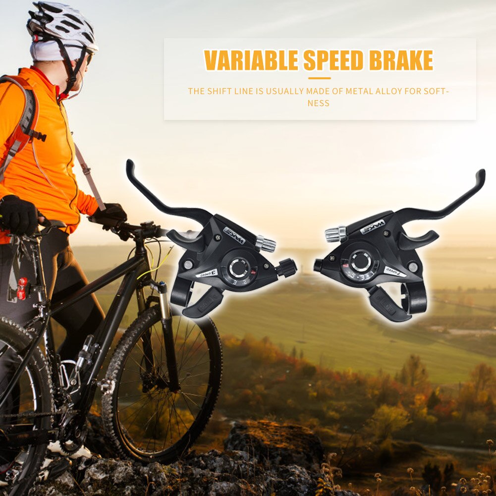 3x7 3x8 Speed Mountain Bike Shifters Shift Brake L... – Grandado