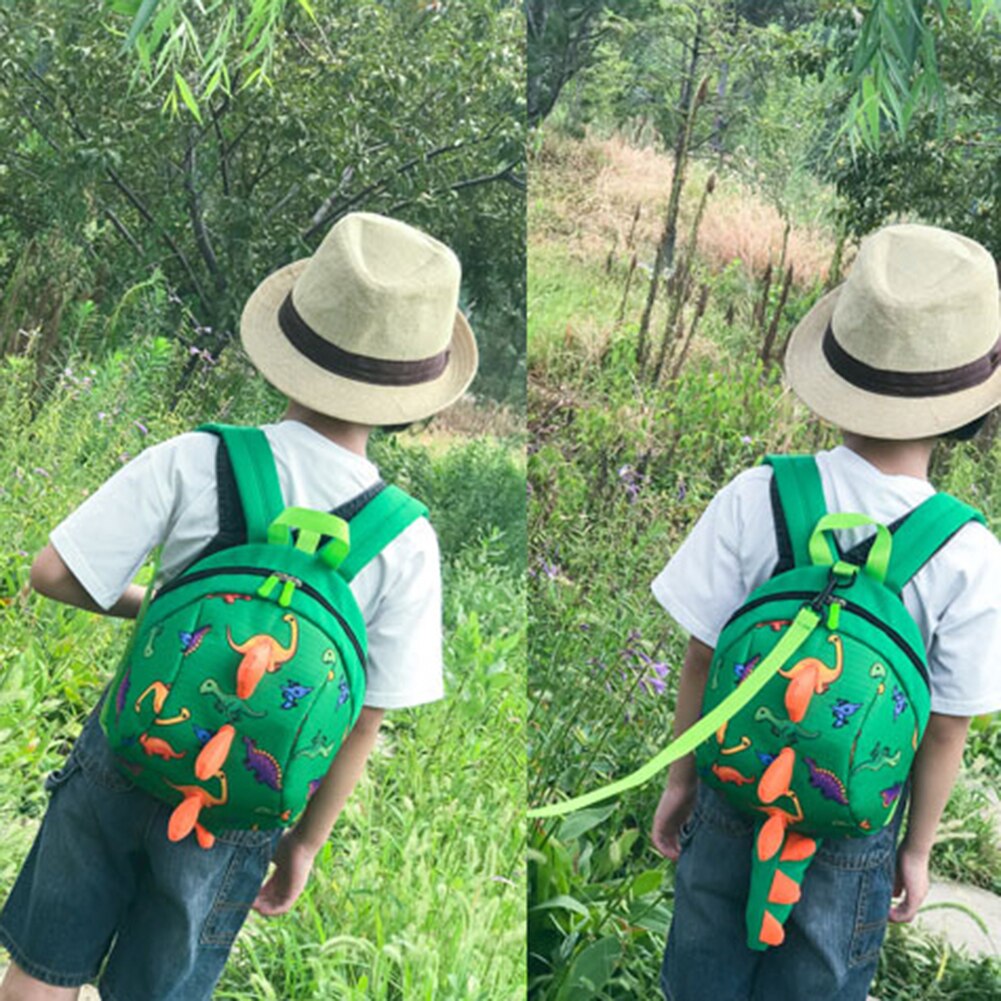 3-6T Dinosaur Anti-lost Backpack With A Leash For ... – Grandado