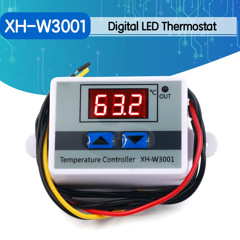 W3001 110V 220V 12V 24V Digital Temperature Contro... – Vicedeal