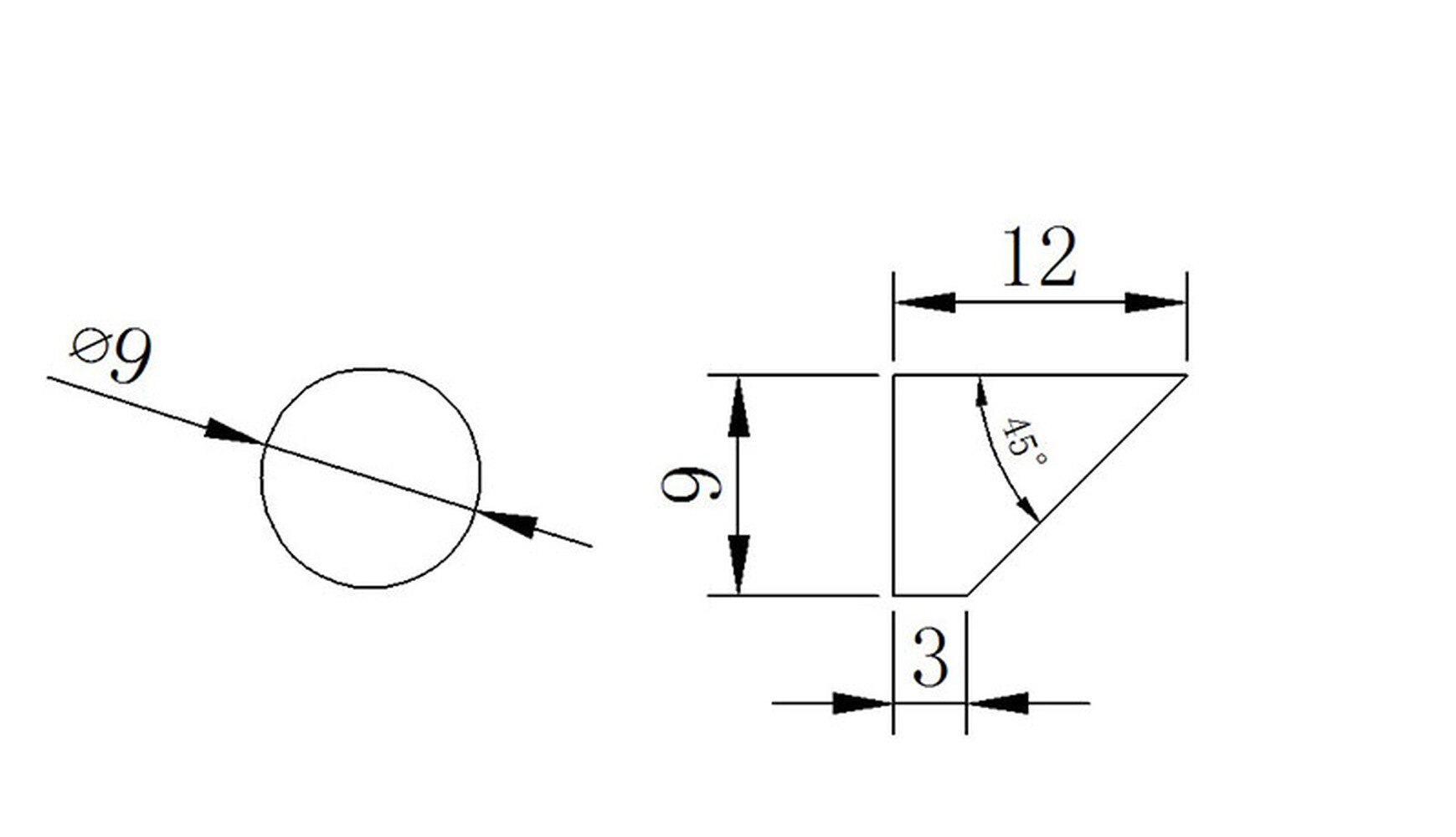 Optical Glass Lens Wedge Prism with Angle Diameter... – Grandado