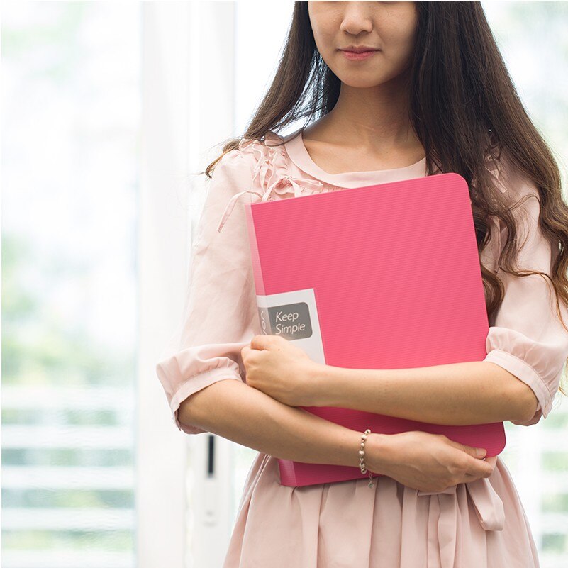 A4 File Folder 60 Sheets Pockets Colorful School D... – Grandado